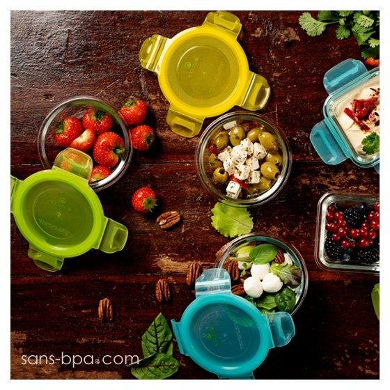 Ensemble 3 contenants verre - Snack Bowl 210ml | Sans BPA